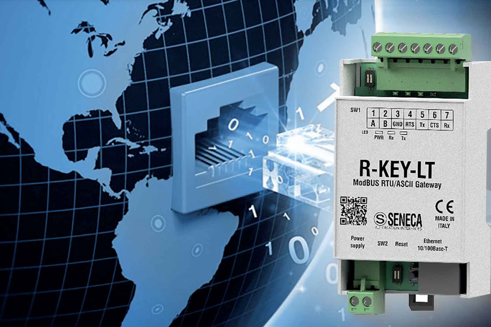 Modbus Gateway R-KEY-LT | Hãng Seneca Italy | Giá rẻ | Có sẵn